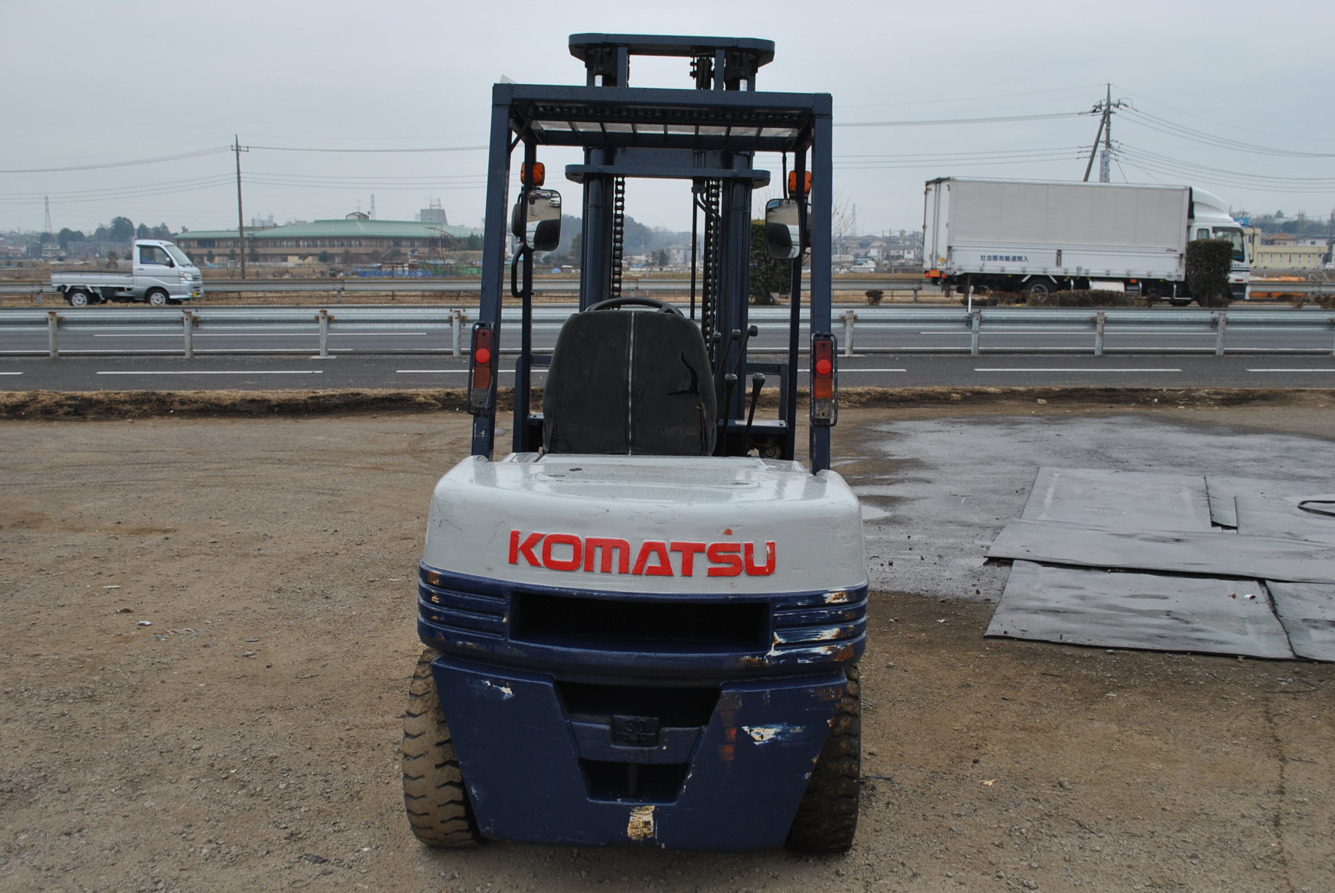 Used Komatsu forklift Machinery 0 model in White/ Blue | Used Cars ...