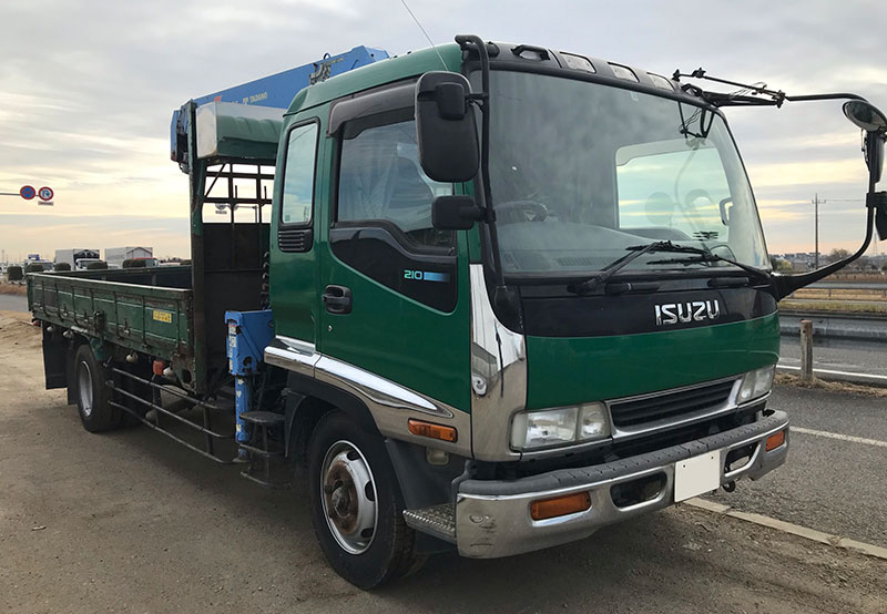 Used Isuzu Forward Trucks 1998 model in Green | Used Cars Stock 64658 ...