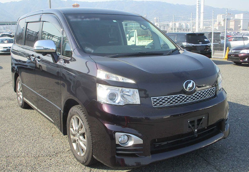 Used Toyota Voxy Vans 2012 model in Purple | Used Cars Stock 65388 ...