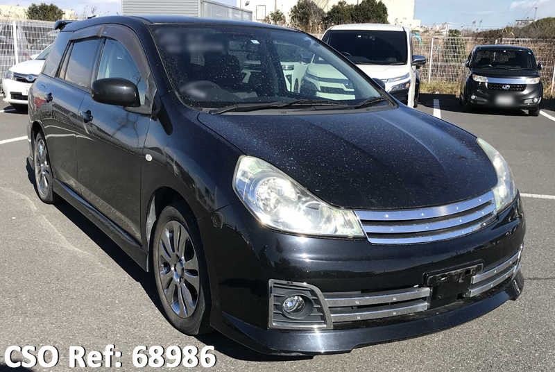 Used Nissan Wingroad Wagons 2014 model in Black | Used Cars Stock 68986 ...