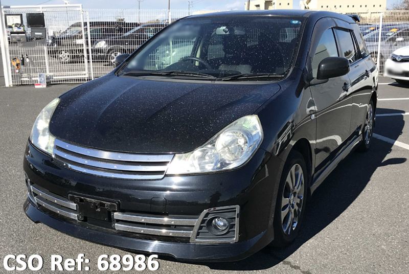 Used Nissan Wingroad Wagons 2014 model in Black | Used Cars Stock 68986 ...