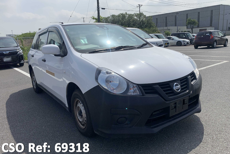Used Nissan AD Van Wagons 2018 model in White | Used Cars Stock 69318 ...