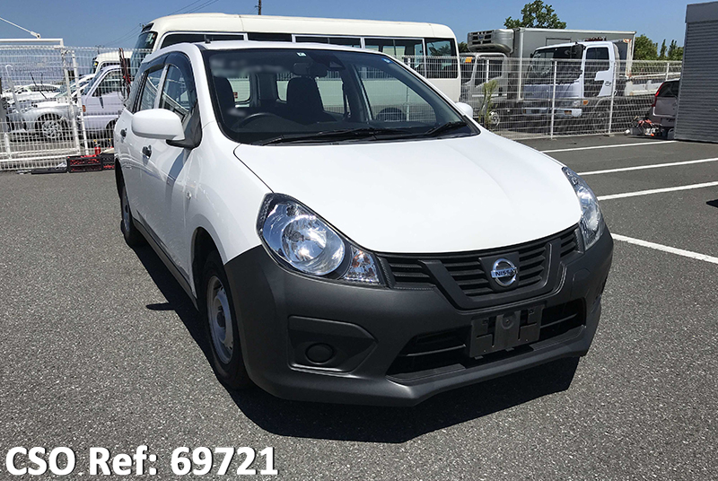 Used Nissan AD Van Wagons 2018 model in White | Used Cars Stock 69721 ...