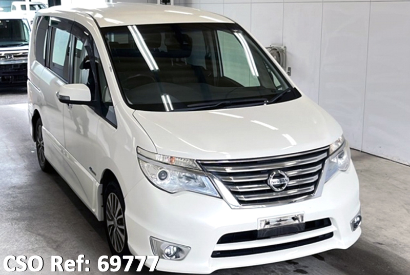 Used Nissan Serena Vans 2014 model in White | Used Cars Stock 69777 ...