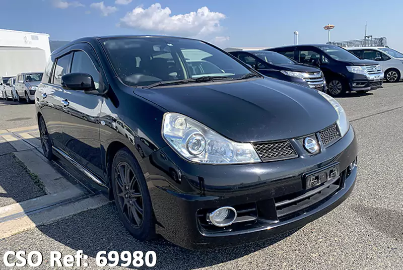 Used Nissan Wingroad Wagons 2014 model in Black | Used Cars Stock 69980 ...
