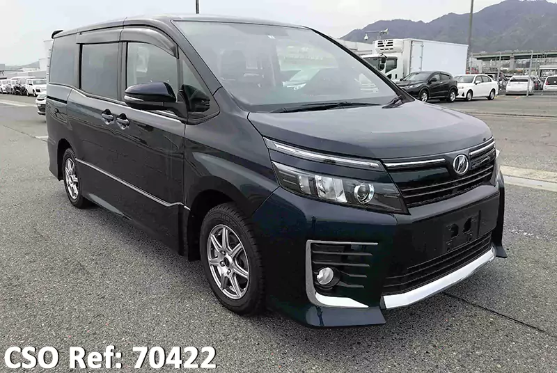 Used Toyota Voxy Vans 2015 model in Light Blue | Used Cars Stock 70422 ...
