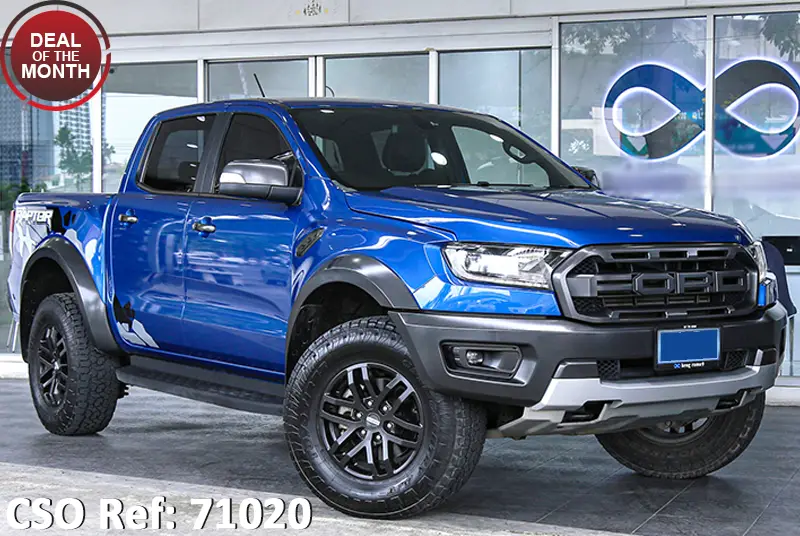 Used Ford Ranger Raptor Pickup Trucks 2019 model in Blue | Used Cars ...